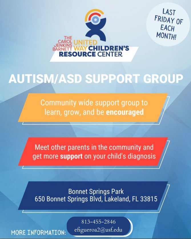 Free Autism/ASD Support Group! | City of Lakeland